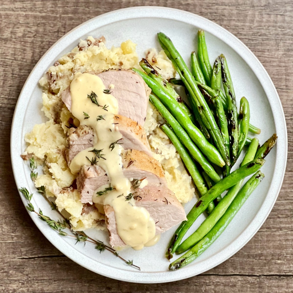 Pork Tenderloin with Creamy Dijon Sauce – The Corporate Cookbook
